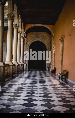 Indoor palace, Alcazar de Toledo, Spain Stock Photo - Alamy