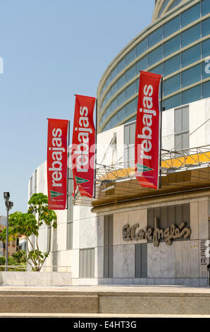 Sales at shopping centre El Corte Ingles in Mijas-Costa. Spain, Costa ...