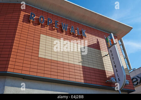 The Ropewalk shopping centre, Nuneaton, Warwickshire, England, UK Stock ...