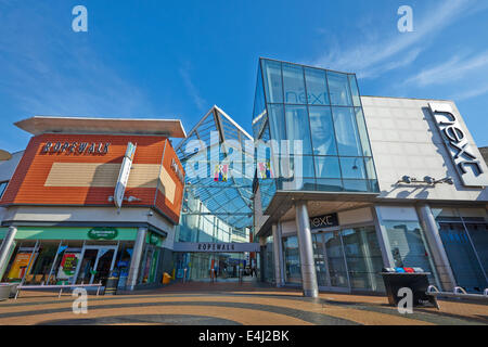 The Ropewalk shopping centre, Nuneaton, Warwickshire, England, UK Stock ...