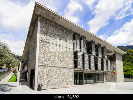 The new parliament building, home to the Andorran Parliament, Andorra ...
