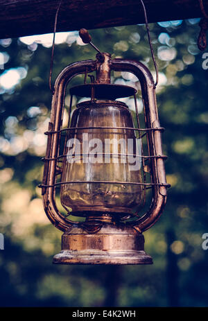 Vintage oil lamp Stock Photo - Alamy