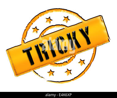 Stamp - TRICKY Stock Photo - Alamy