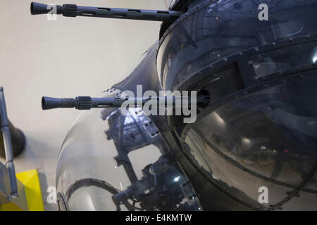 Tail gun turret of Avro Lancaster bomber in flight Stock Photo - Alamy