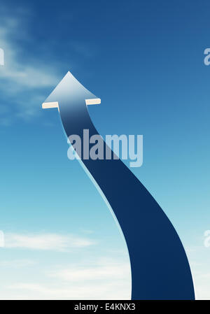 Arrow in the sky Stock Photo - Alamy