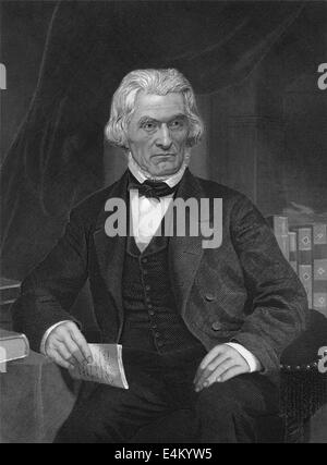JOHN C. CALHOUN (1782-1850) as US Secretary of State about 1845 Stock ...