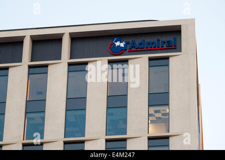 Admiral Insurance in Cardiff, Wales, UK with executives David Stevens ...