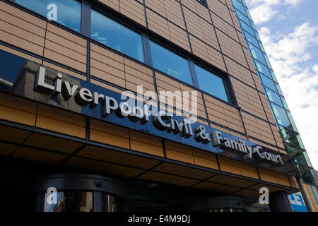 Liverpool Civil and Family Court building, Vernon Street, city centre ...