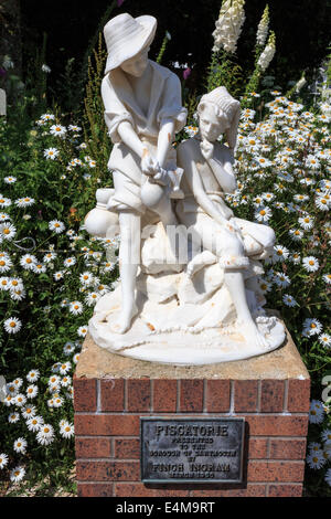 Statue Dartmouth Devon Stock Photo - Alamy