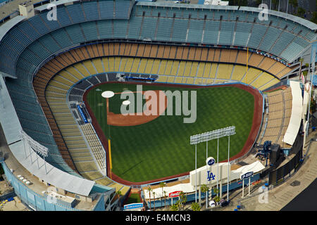 Dodger Stadium, home of the Los Angeles Dodgers baseball team, Los ...