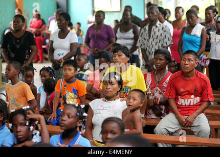 A Roman Catholic church in Colombia, South America Stock Photo ...