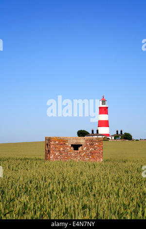 World war 11 Pill Box sited on a beach in Southern England Stock Photo ...