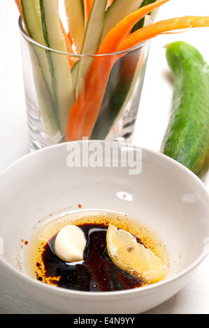 fresh pinzimonio snack appetizer Stock Photo - Alamy