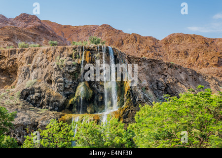 Jordan Hot Springs Waterfall Main Ma'in Hot Springs Janna Spa Resort ...
