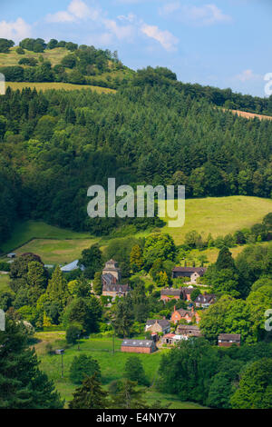 The village of Hopesay, Shropshire, England Stock Photo - Alamy