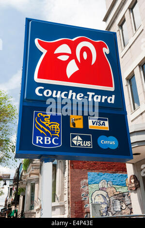 couche tard convenience store in quebec Stock Photo - Alamy