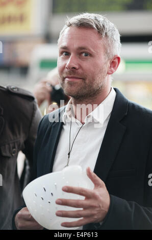 Vienna, Austria. 14th July, 2014. 'Pastafarian' NIKO ALM wins a case in ...