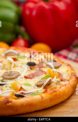 A little cheese pizza, 9 inch Stock Photo - Alamy