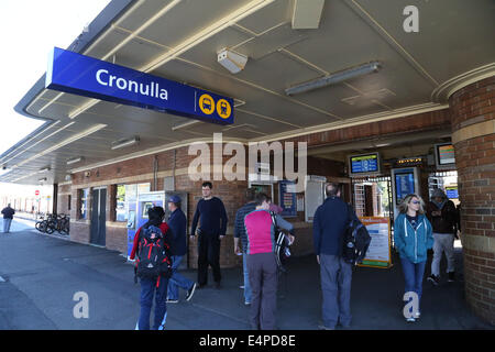 Cronulla Train Station in Sydney’s south Stock Photo - Alamy