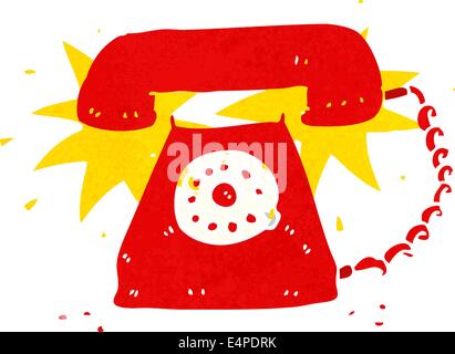cartoon ringing telephone Stock Vector Image & Art - Alamy