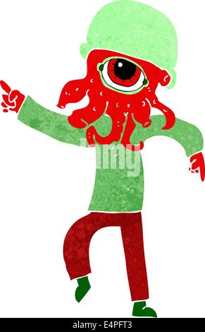 cartoon alien man dancing Stock Vector Image & Art - Alamy