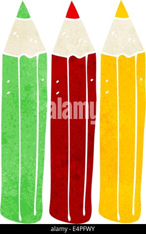 cartoon coloring pencils Stock Vector Image & Art - Alamy