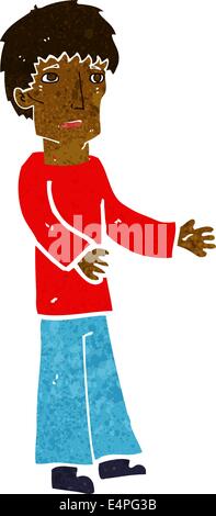 cartoon man explaining Stock Vector Image & Art - Alamy