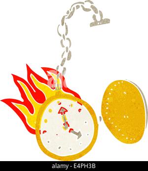 cartoon flaming watch Stock Vector Image & Art - Alamy