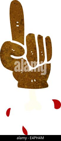 cartoon pointing severed hand Stock Vector Image & Art - Alamy