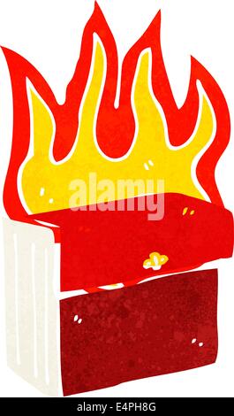 cartoon burning business files Stock Vector Image & Art - Alamy