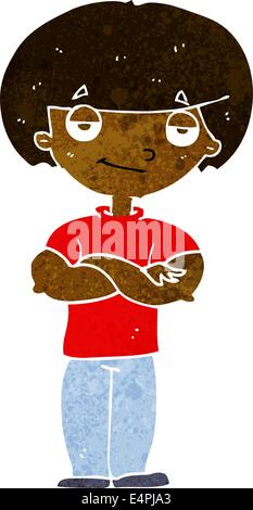 cartoon smug looking man Stock Vector Image & Art - Alamy