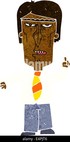cartoon grumpy boss Stock Vector Image & Art - Alamy