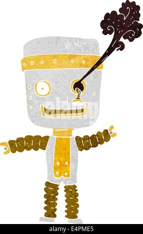 cartoon funny gold robot Stock Vector Image & Art - Alamy