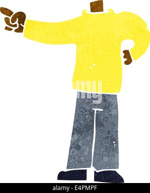 cartoon pointing body (mix and match cartoons or add own photo Stock ...
