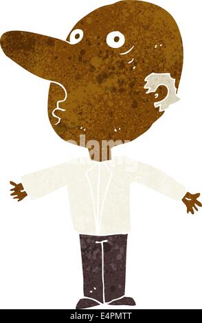 cartoon confused middle aged man with speech bubble Stock Vector Image ...