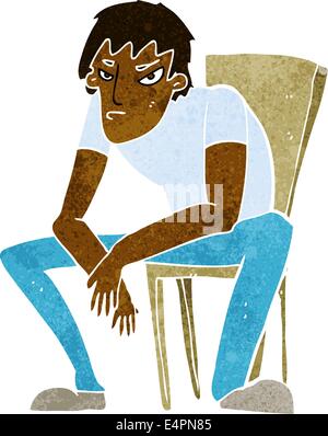 cartoon dejected man Stock Vector Image & Art - Alamy