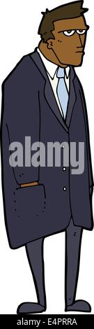 cartoon bad tempered man Stock Vector Image & Art - Alamy