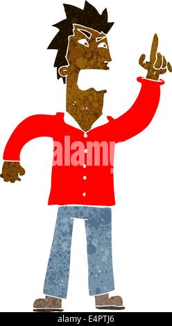 cartoon angry man making point Stock Vector Image & Art - Alamy