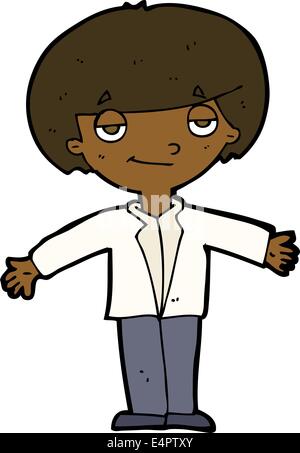 cartoon smug boy Stock Vector Image & Art - Alamy