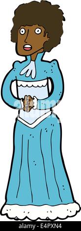 cartoon shocked victorian woman Stock Vector Image & Art - Alamy