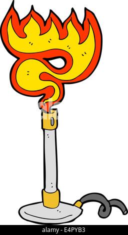 cartoon bunsen burner Stock Vector Art & Illustration, Vector Image ...