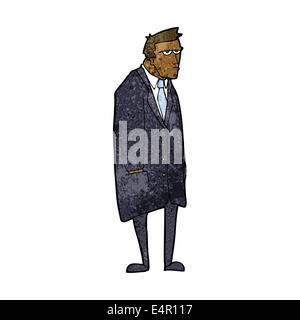 cartoon bad tempered man Stock Vector Image & Art - Alamy