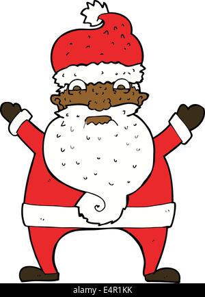 cartoon stressed out santa Stock Vector Image & Art - Alamy