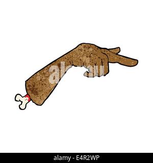 cartoon pointing severed hand symbol Stock Vector Image & Art - Alamy