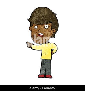 cartoon shocked man pointing Stock Vector Image & Art - Alamy