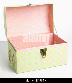 Open box with lock Stock Photo - Alamy