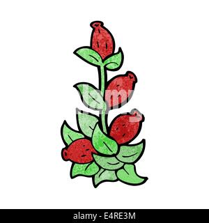 cartoon rosehip flowers Stock Vector Image & Art - Alamy