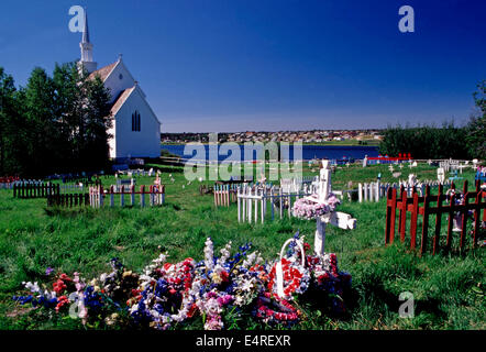 Holy Trinity Anglican Church,Stanley Mission,Saskatchewan Stock Photo ...