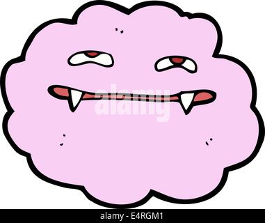 cartoon pink fluffy vampire cloud Stock Vector Image & Art - Alamy