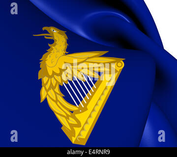 Flag of Ireland. Close Up Stock Photo - Alamy